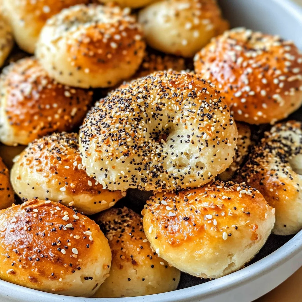 Easy Air Fryer Mini Bagels