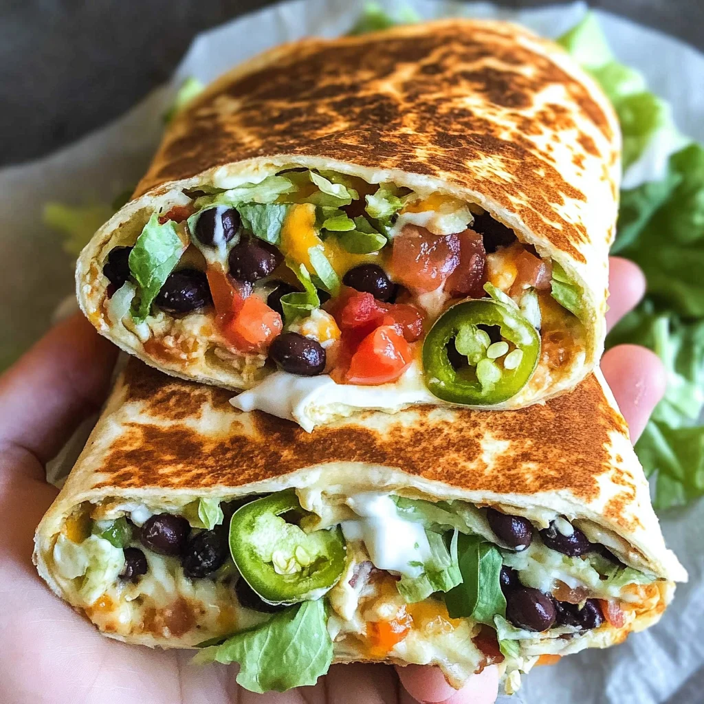 Black Bean Crunch Wrap: The Best Quick & Delicious Meal